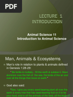 AN SCI 1 - Introduction To Animal Science | PDF | Livestock | Agriculture