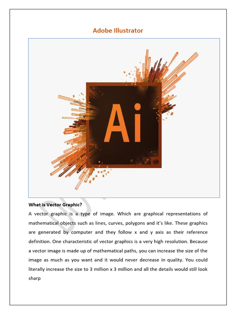 Adobe Illustrator Tools and Functions Guide | PDF | Adobe Illustrator ...