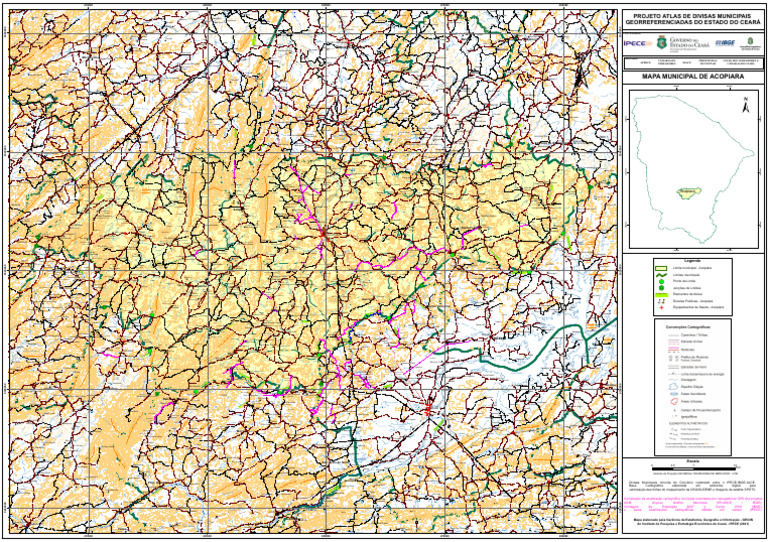 Mapas Municipais Acopiara 2021 | PDF