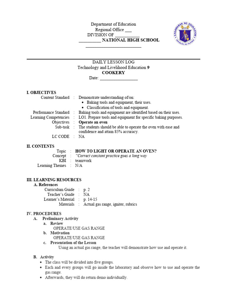 Tle LP 3 | PDF | Learning | Teachers