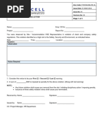 HSE Observation Card Instructions | PDF
