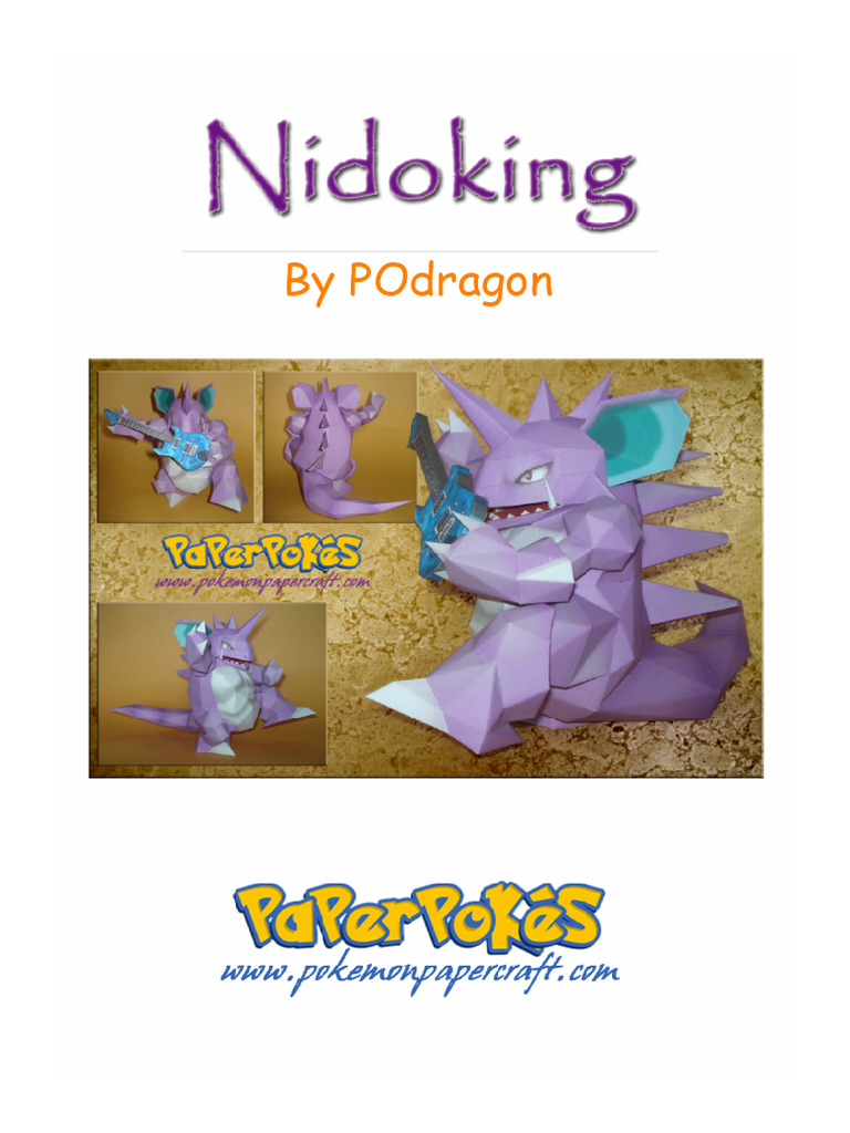 Nidoking A4 Shiny Lined | PDF