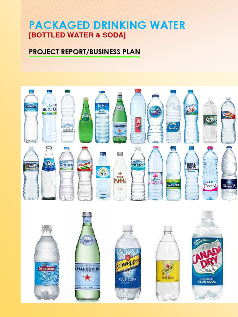 Packaged Drinking Water Project Report | PDF | Marketing | Carbonated Water