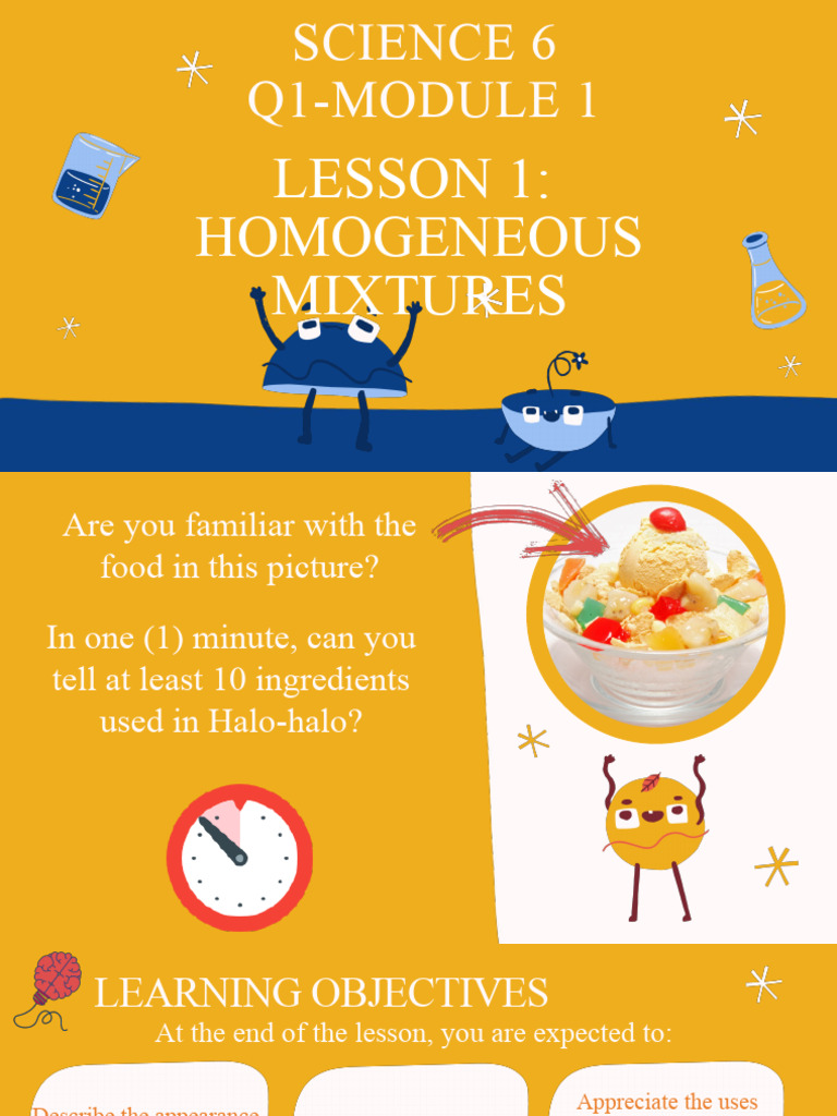 Science 6 Q1 Week 1 | PDF | Mixture | Liquids