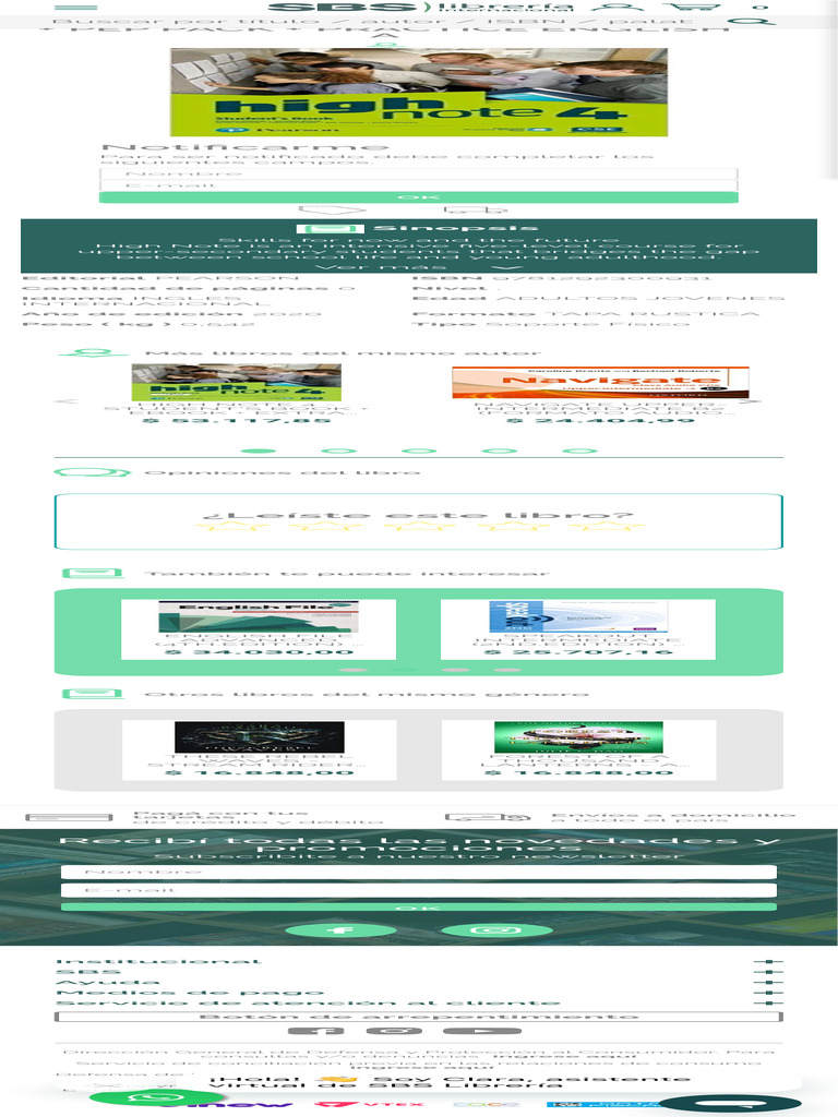 HIGH NOTE 4 - STUDENT'S BOOK + PEP PACK + PRACTIC… | PDF