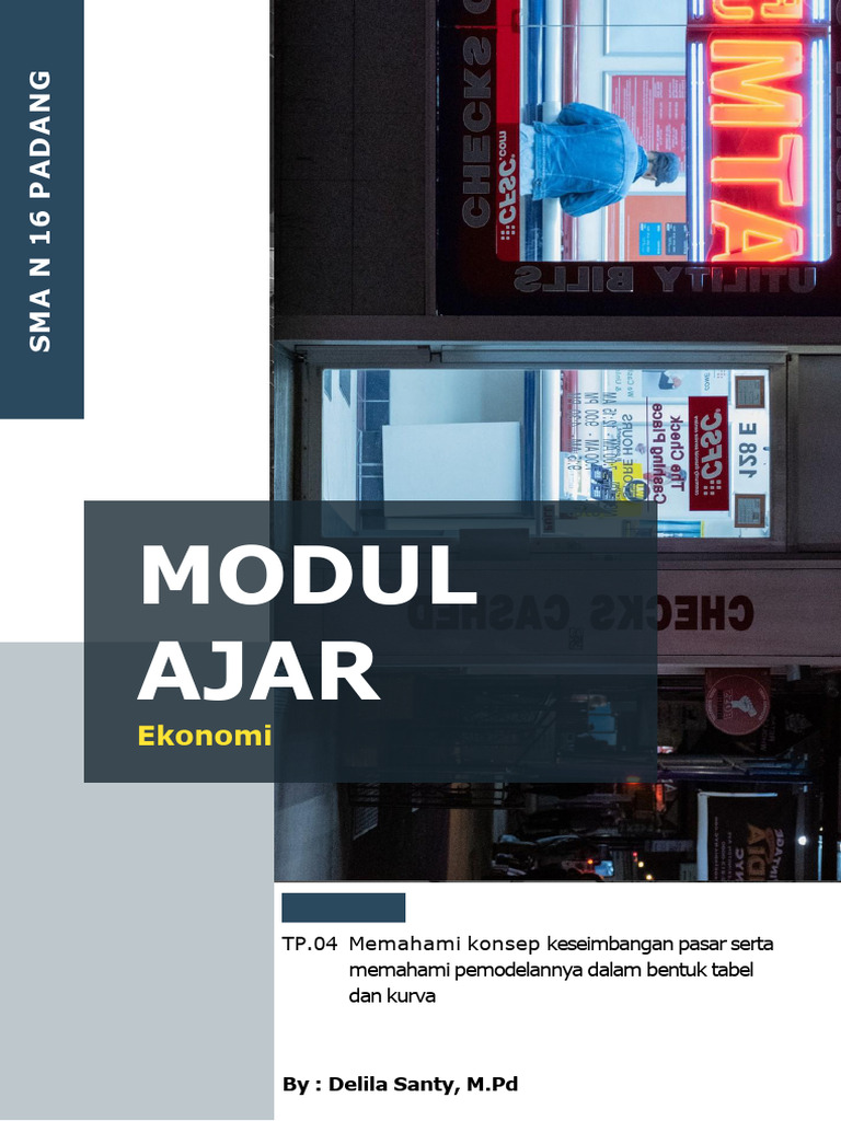 TP.04 Modul Ajar Ekonomi Kelas X | PDF