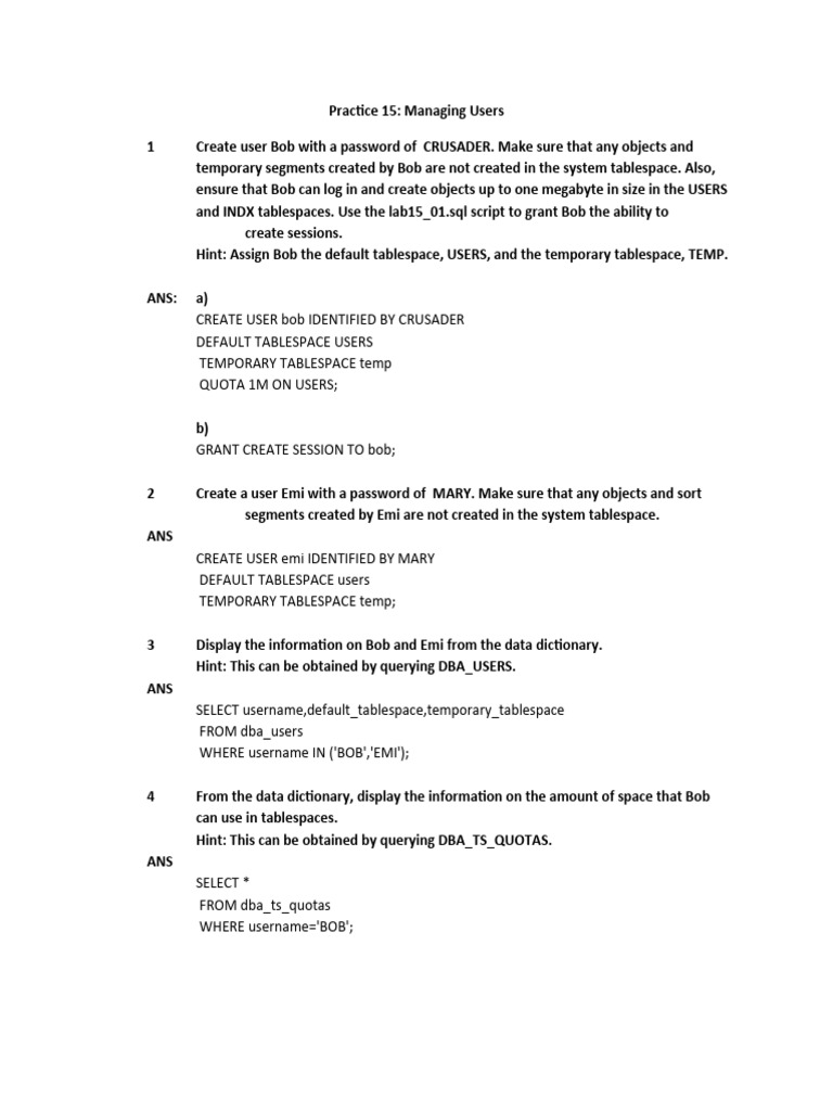 Week10 ManagingUsers | PDF