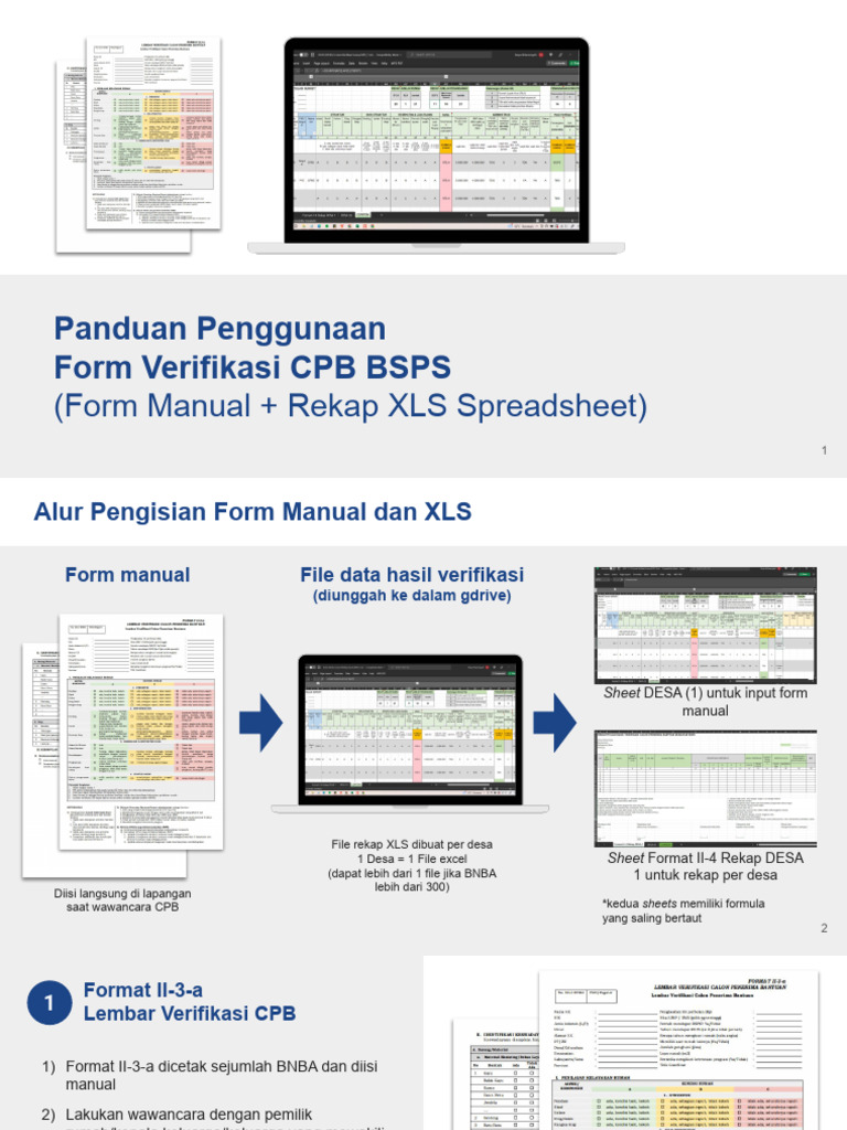 #Panduan Form Verifikasi Manual Dan | PDF