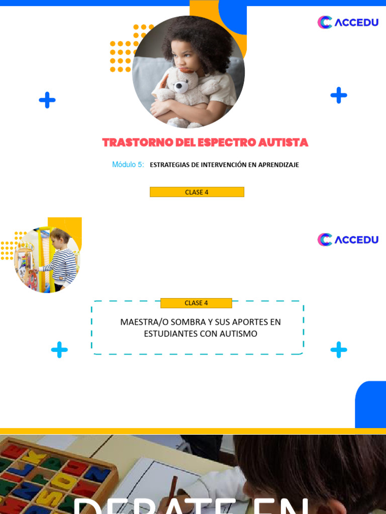 Rol del Maestro Sombra en Autismo | PDF | Espectro autista | Maestros