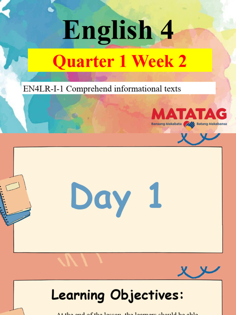 English4 q1 Week2 PPT Matatag | PDF | Mosquito