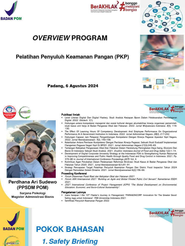 Overview Program Pelatihan PKP Padang | PDF