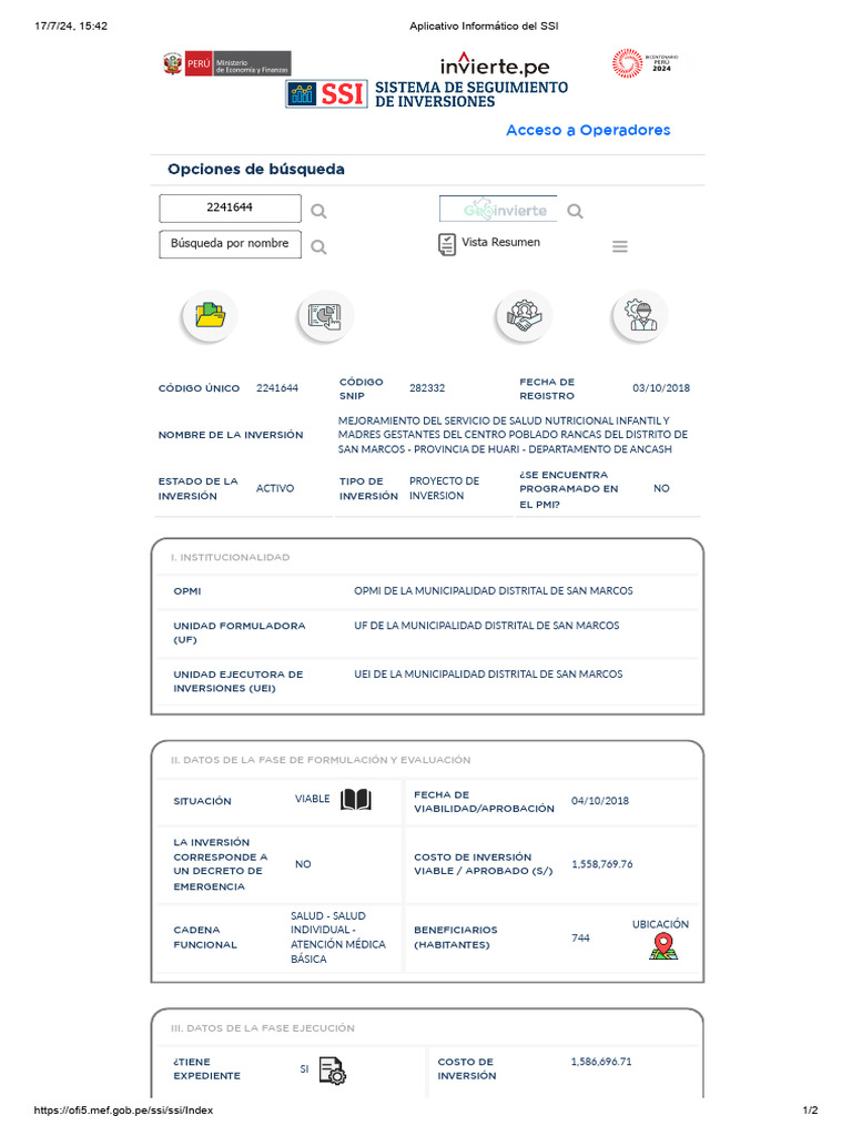 Aplicativo Informático Del SSI | PDF