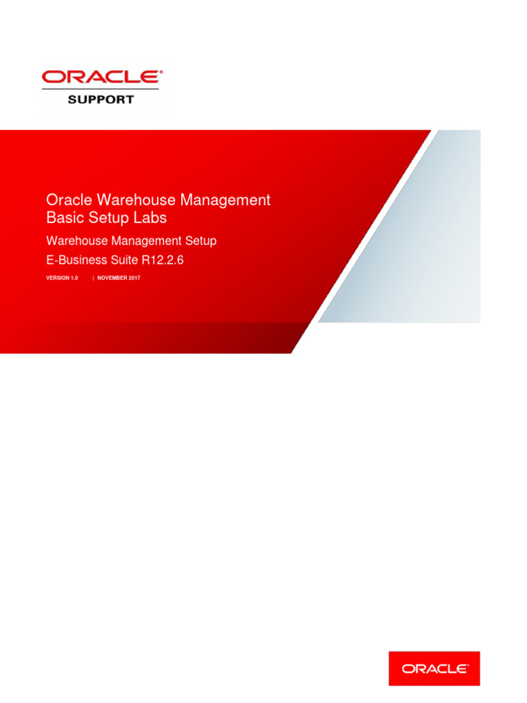 1 Basic Warehouse Management Setup | PDF | Warehouse | Inventory