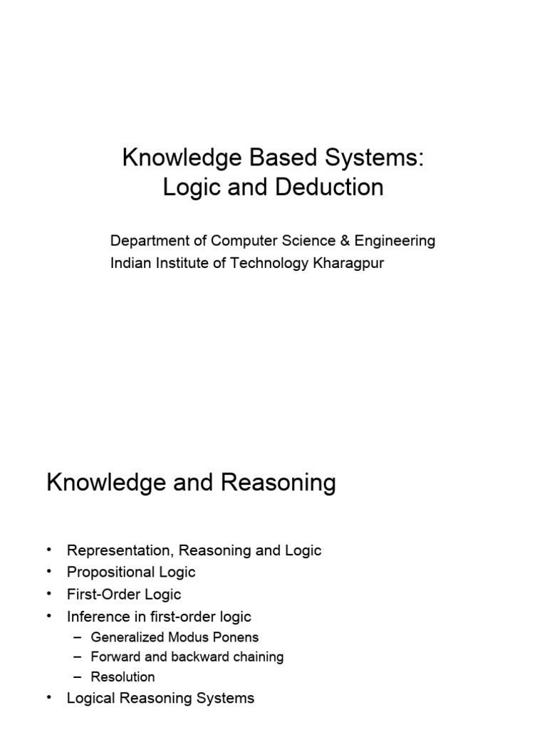 Lec 5 | PDF | Logic | First Order Logic