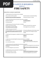Fire Safety Quiz: Key Questions & Answers | PDF | Fire Safety | Fires
