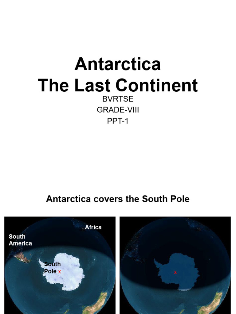 Antarctica PPT-1 | PDF | Antarctica | Penguin