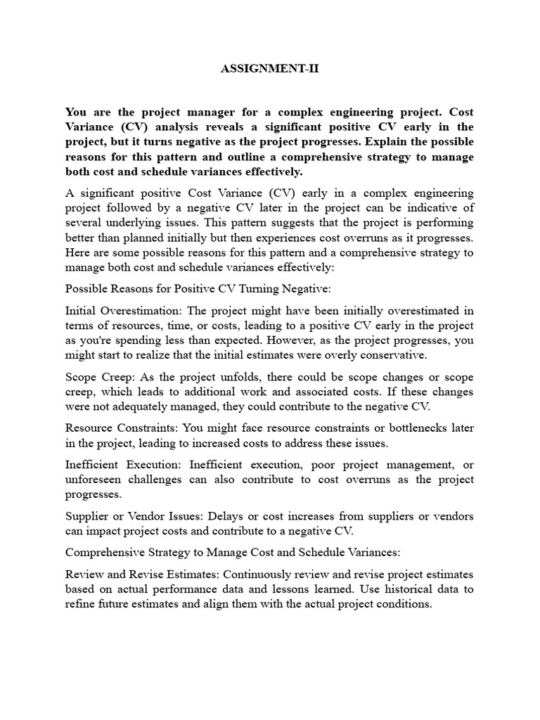 It Project Management Assignments | PDF | Project Management | Risk Management