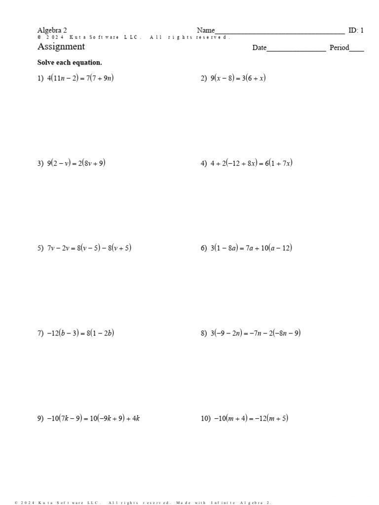 Homework_16-20 | PDF | Algebra | Mathematical Concepts
