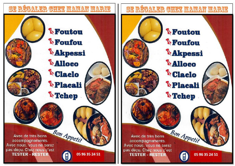 Restaurant Maman Marie | PDF