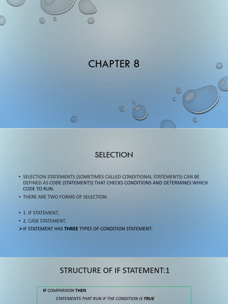 SELECTION (1) | PDF | Computer Programming | Software Engineering