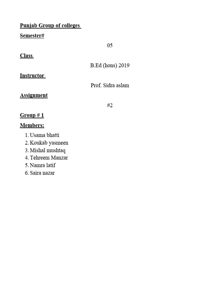 Curriculum A 2 - Unit 1 - Group 1 | PDF | Curriculum | Evaluation