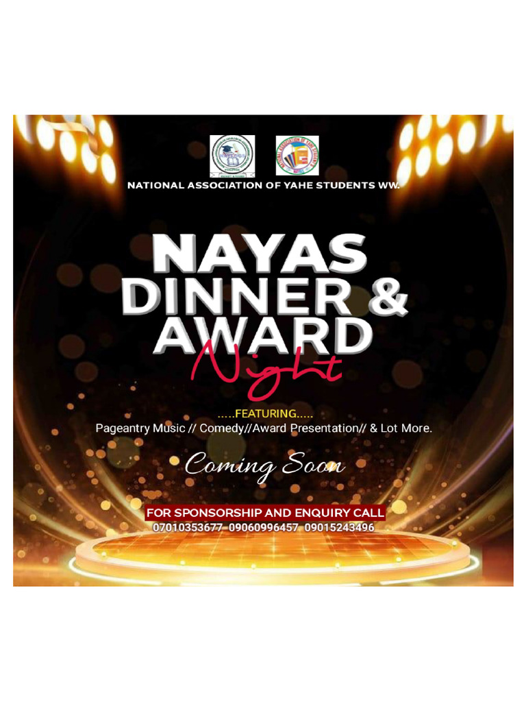 Award Night Flyer | PDF