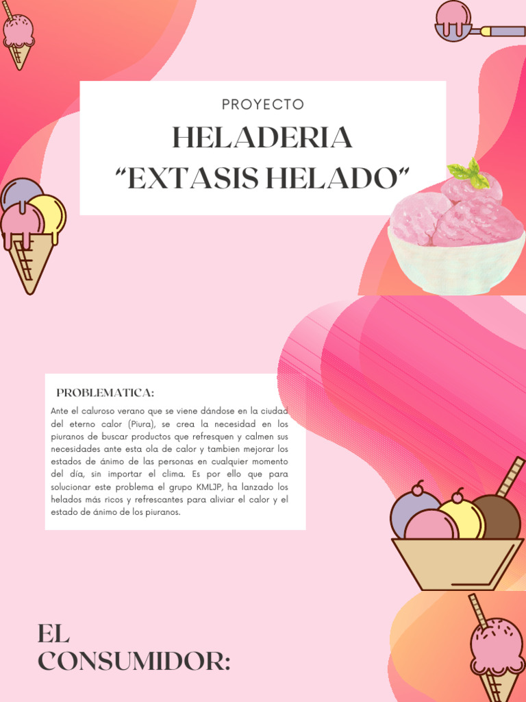 Proyecto Heladeria | PDF | Marketing | Producto (Negocio)