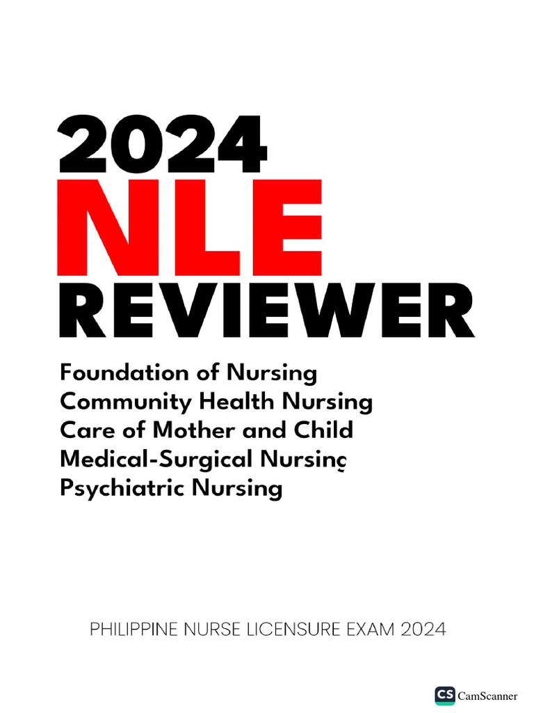 Nle Reviewer 2024 | PDF