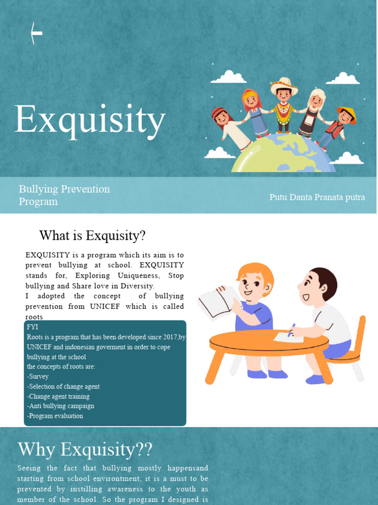 Exquisity Program (1) (Autosaved) | PDF | Bullying | Social Psychology