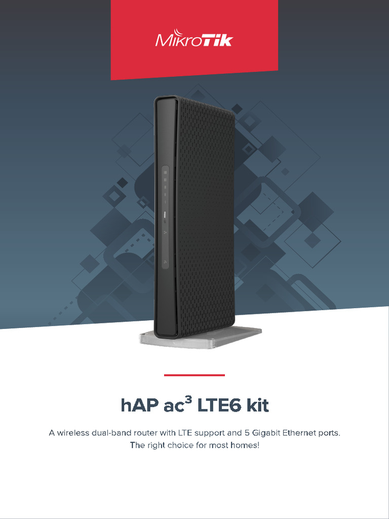 hAP Ac3 LTE6 Kit 3 200744 | PDF | Lte (Telecommunication) | Wireless ...