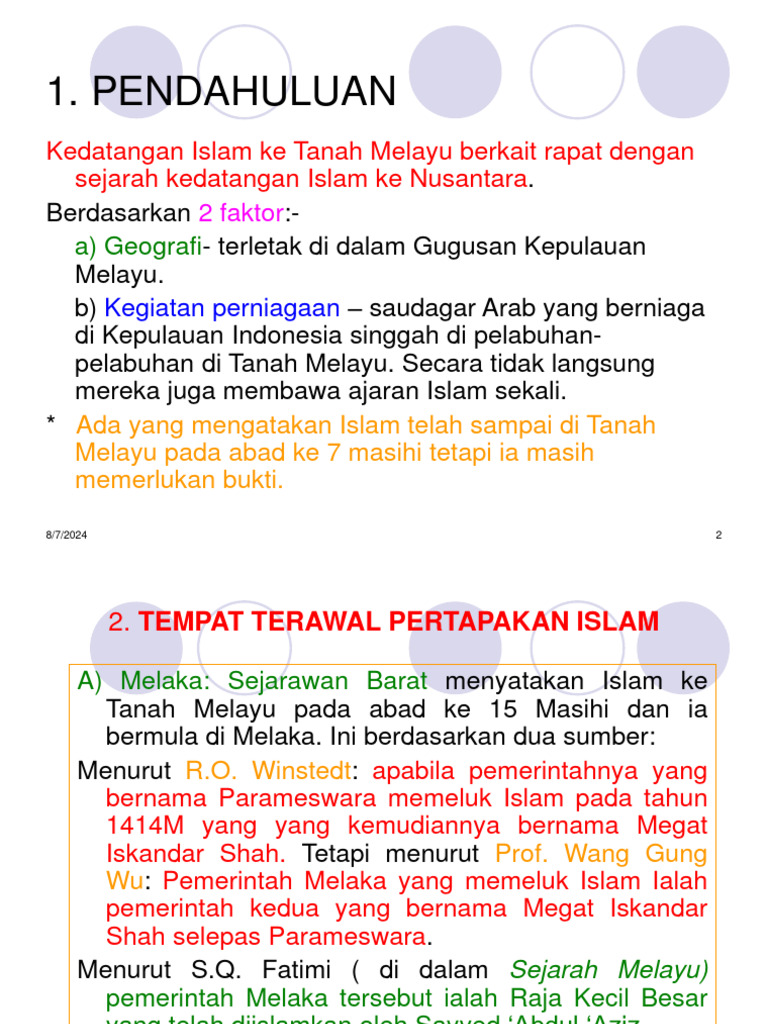 Sejarah Perundangan Islam Di Tanah Melayu | PDF | Sejarah | Agama ...