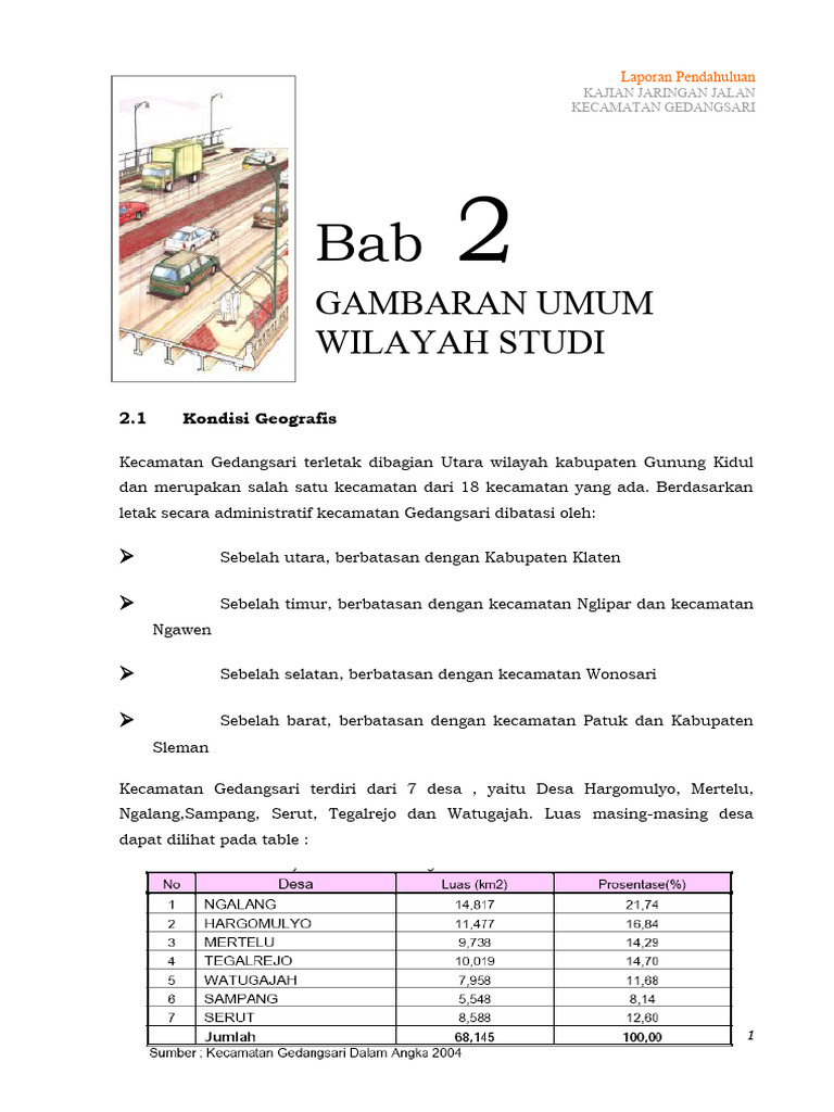 Bab 2 Gambaran Umum Wilayah Studi | PDF | Sains & Matematika