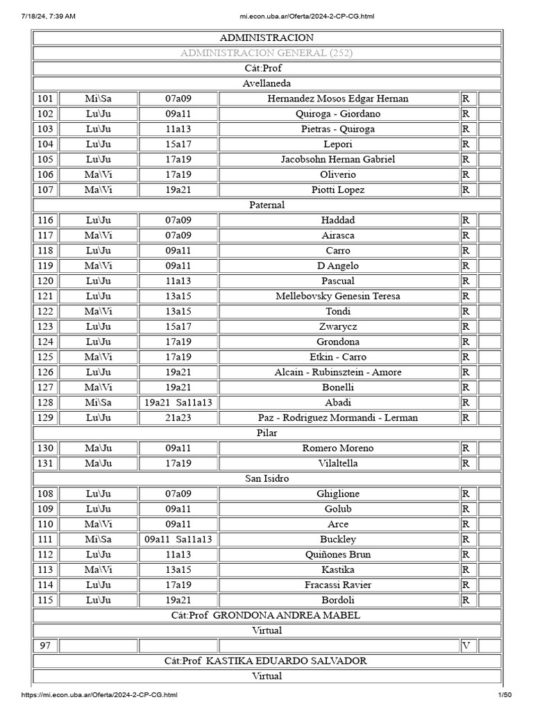 OFERTA 2C 2024 | PDF