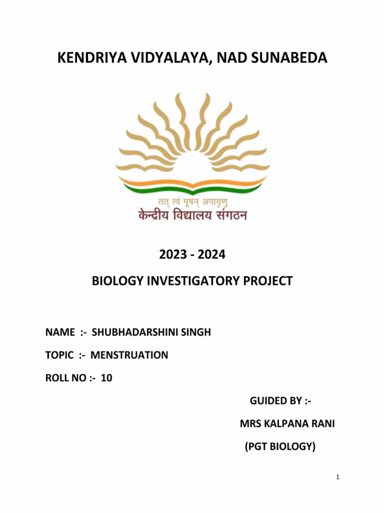 Biology Investigatory Project Class 12th | PDF