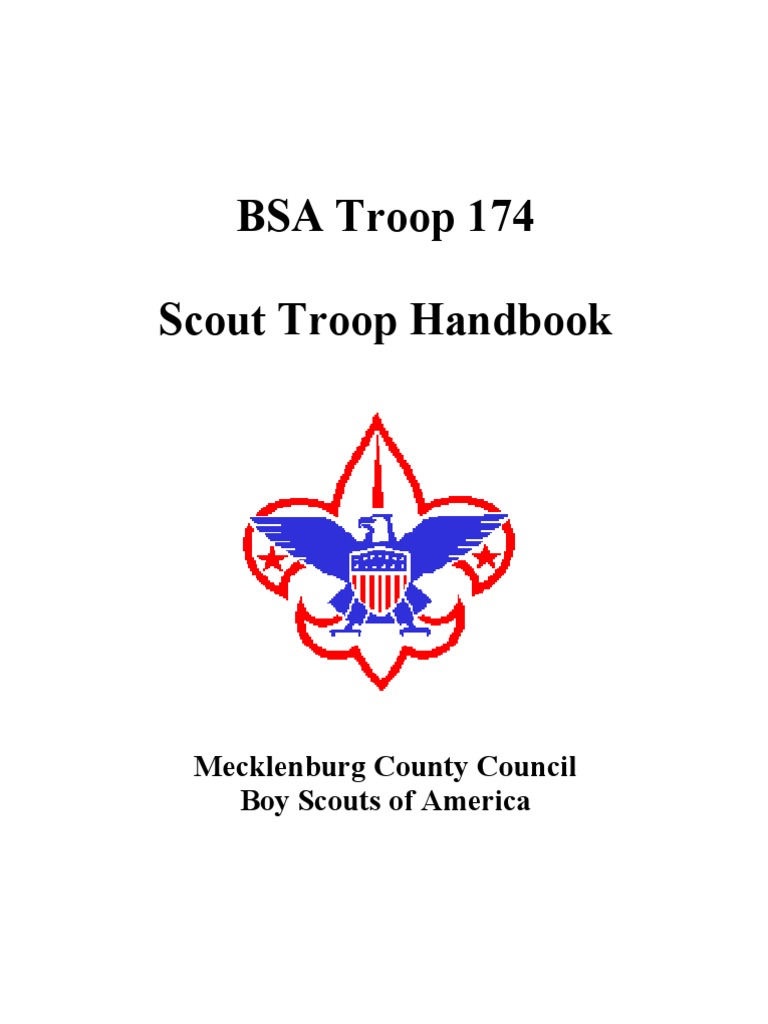 BSA Troop 174 Scout Troop Handbook: Mecklenburg County Council Boy ...