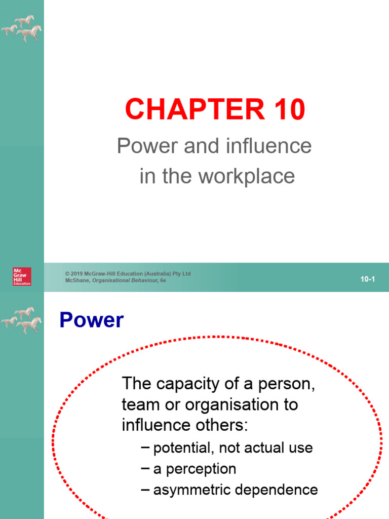 Power and Influence in Organizations | PDF | Power (Social And ...