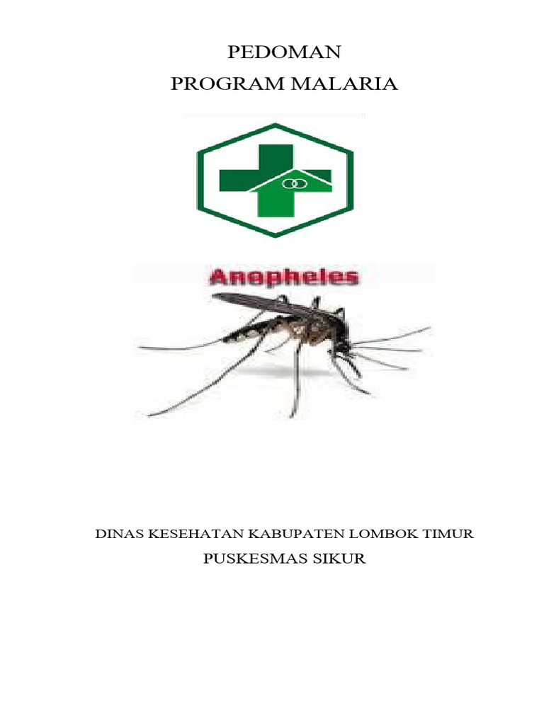 1.PEDOMAN atau PANDUAN MALARIA SIKUR | PDF