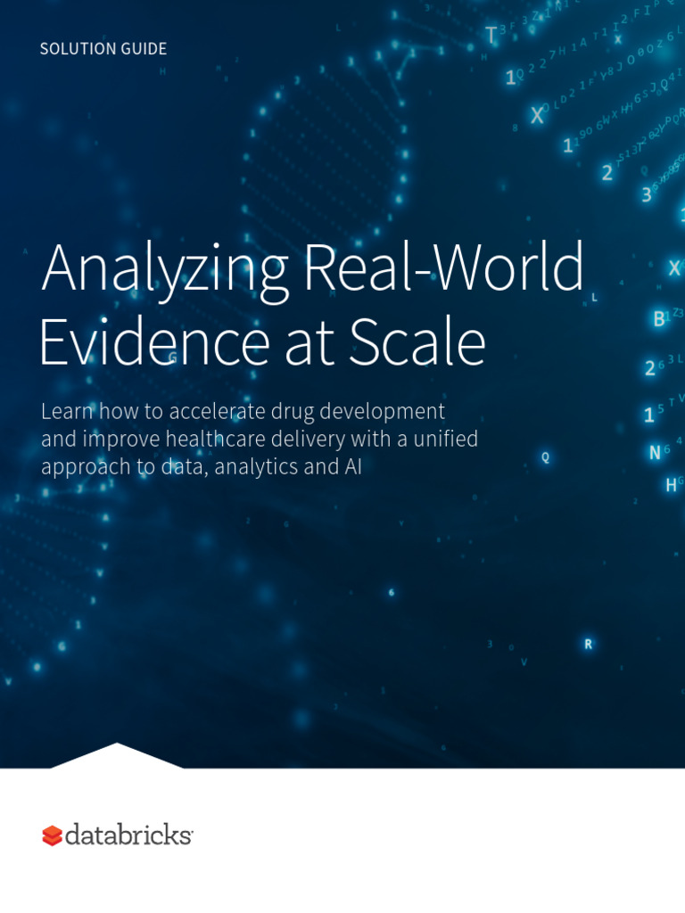 Databricks Ebook Real World Evidence Analytics at Scale | PDF | Electronic Health Record | Analytics