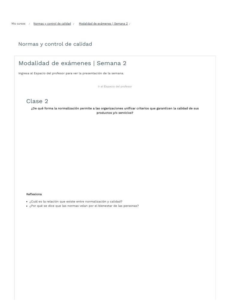 Normas y control de calidad 2 | PDF