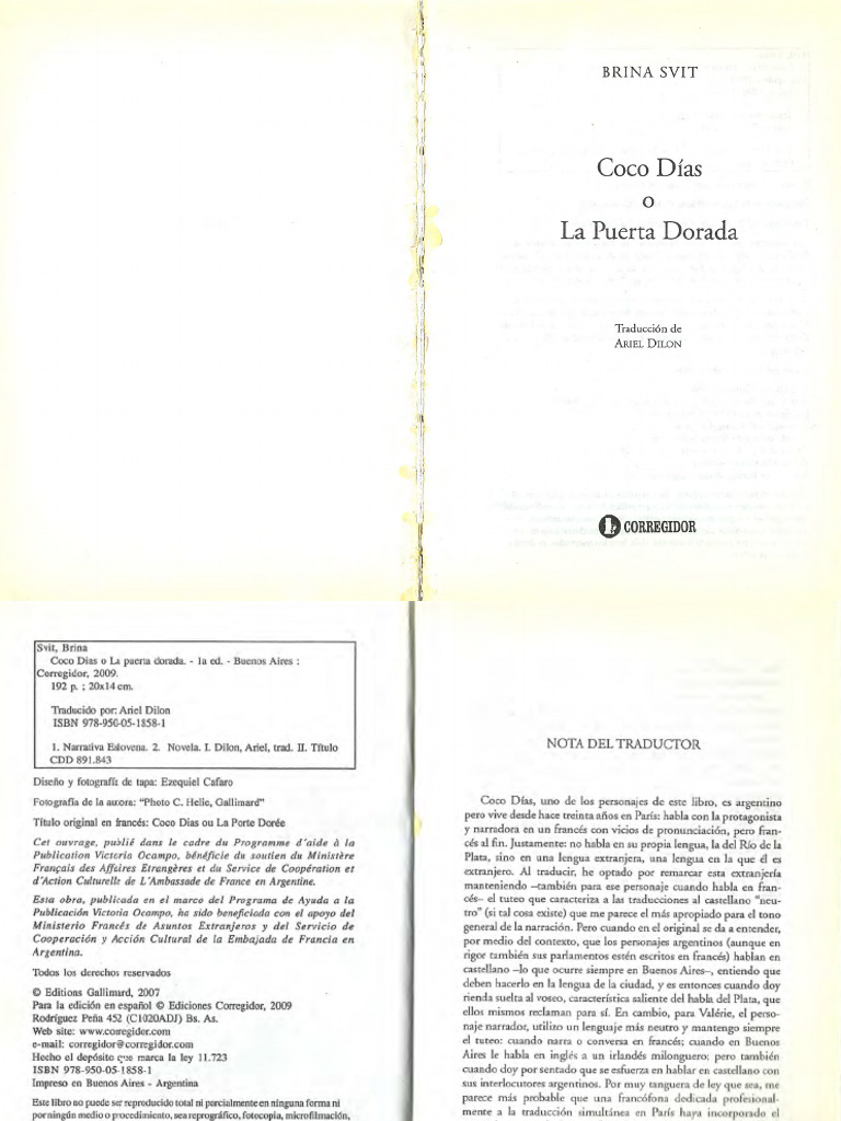 Cuento Club de Lectura Esloveno - COCO DIAS | PDF