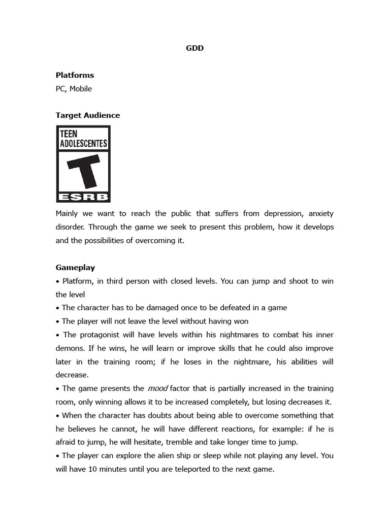 GDD (1) | PDF | Psychology | Mental Health