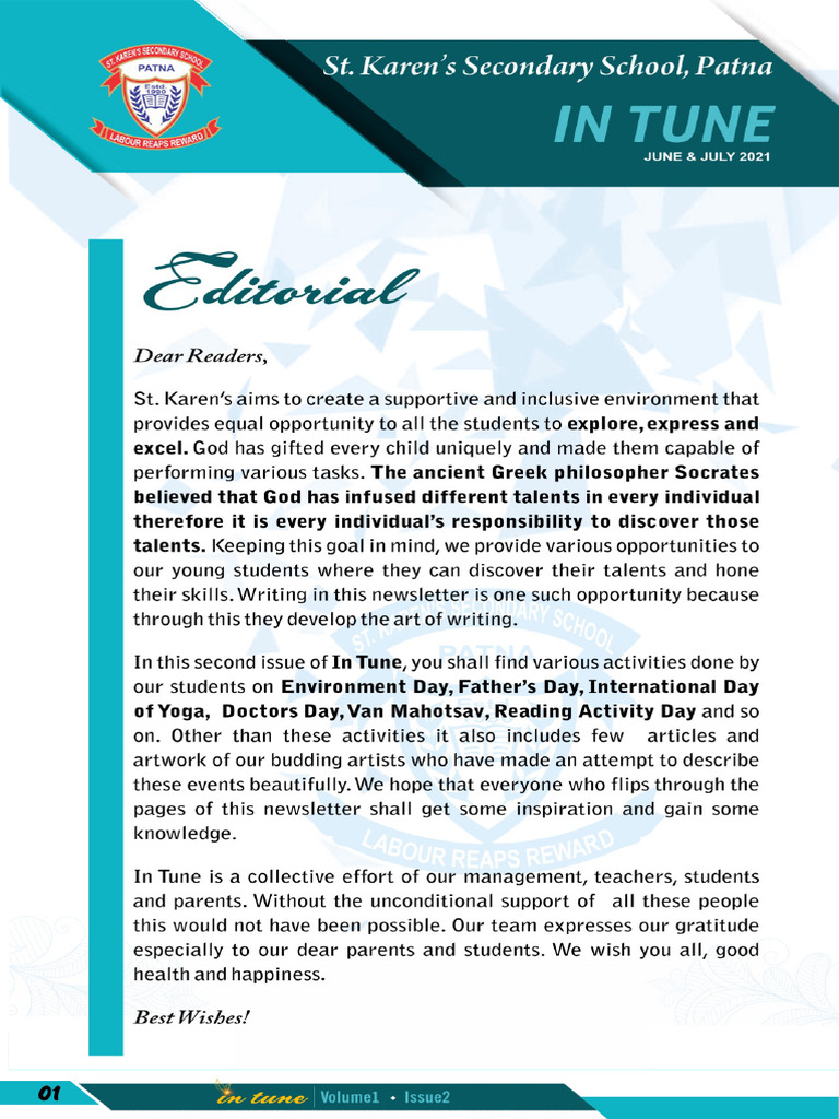 In Tune June July | PDF | Father