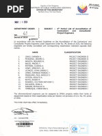 DO - 008 - s2025 DPWH PE Accreditation | PDF | Ranks | Legal Action