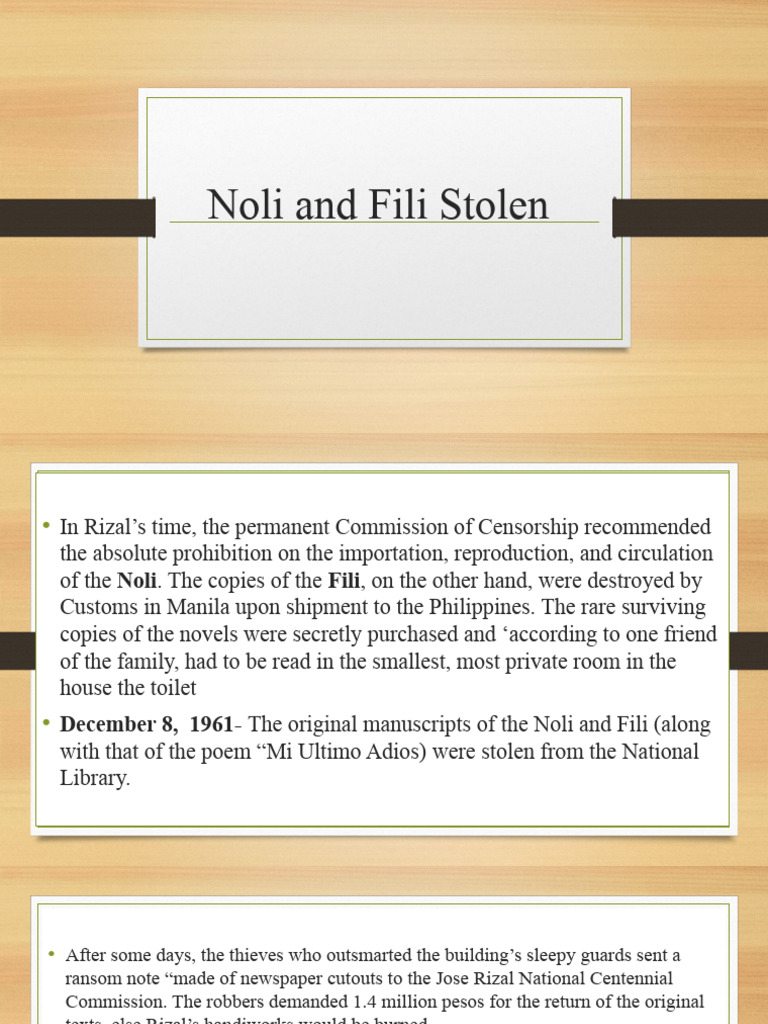 Noli&fili | PDF | Philippines