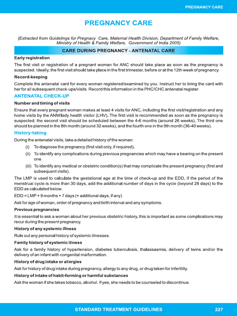 Pregnancy Care | PDF