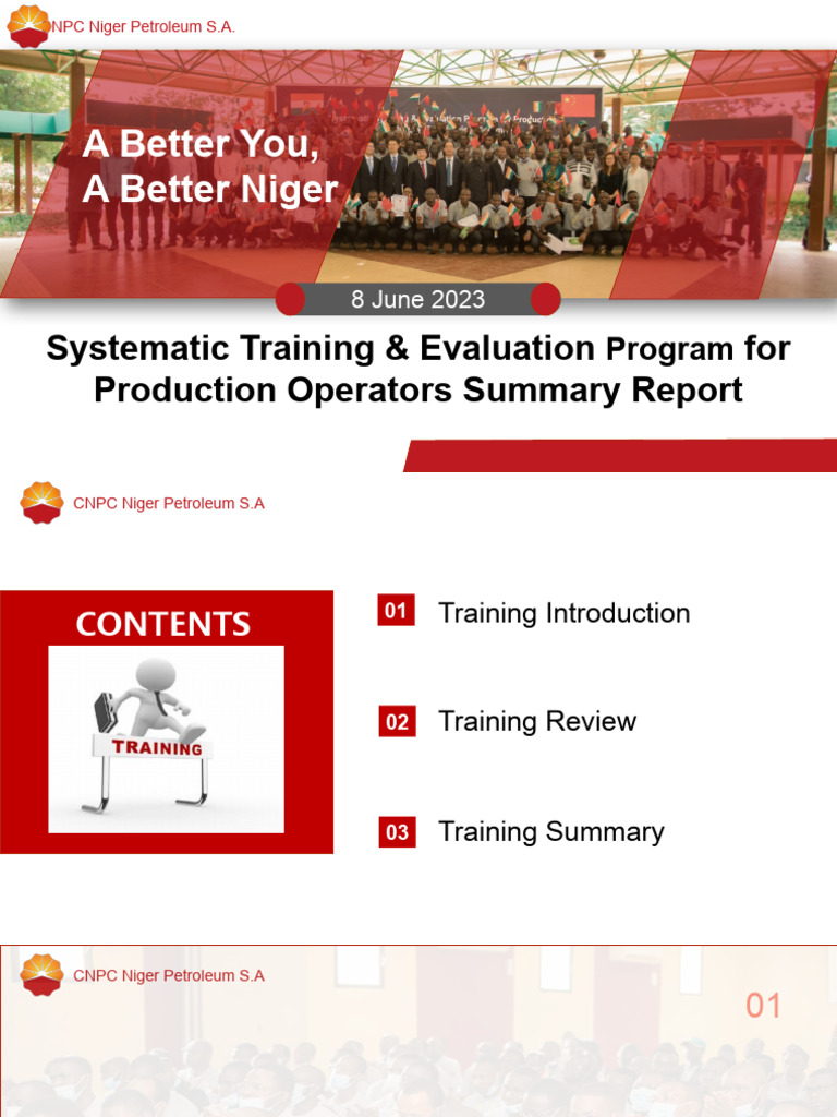 STEP Training Summary Report V3 (Final) | PDF | Energy Industry | Oils