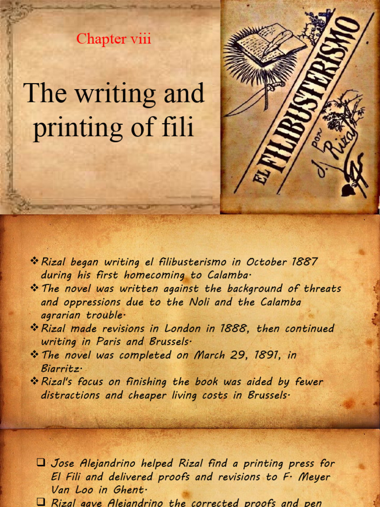 Rizal's El Filibusterismo: Writing & Impact | PDF