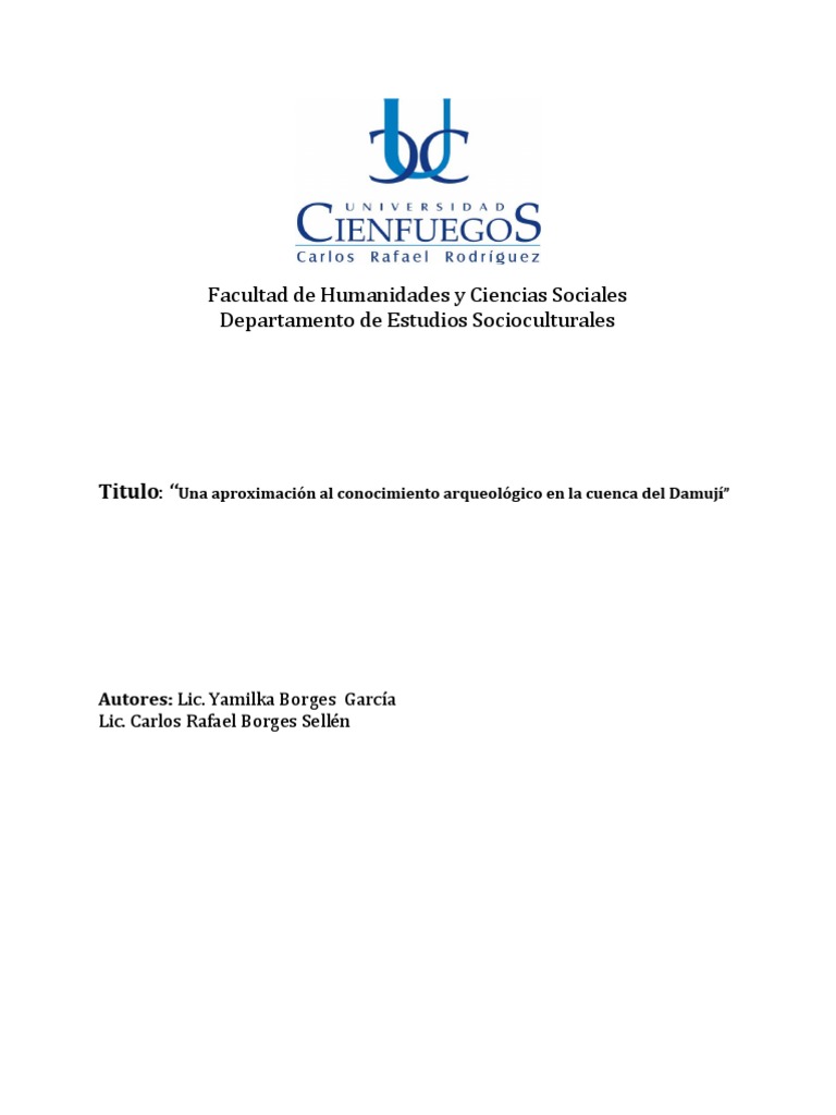 Arqueología, Cuenca Damují | PDF | Arqueología | Science
