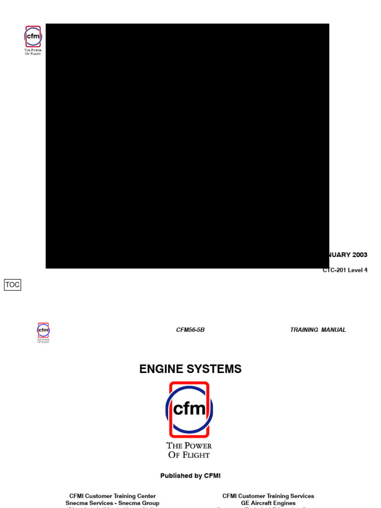 Cfm56 5b Engine Systems | PDF | Mechanical Engineering