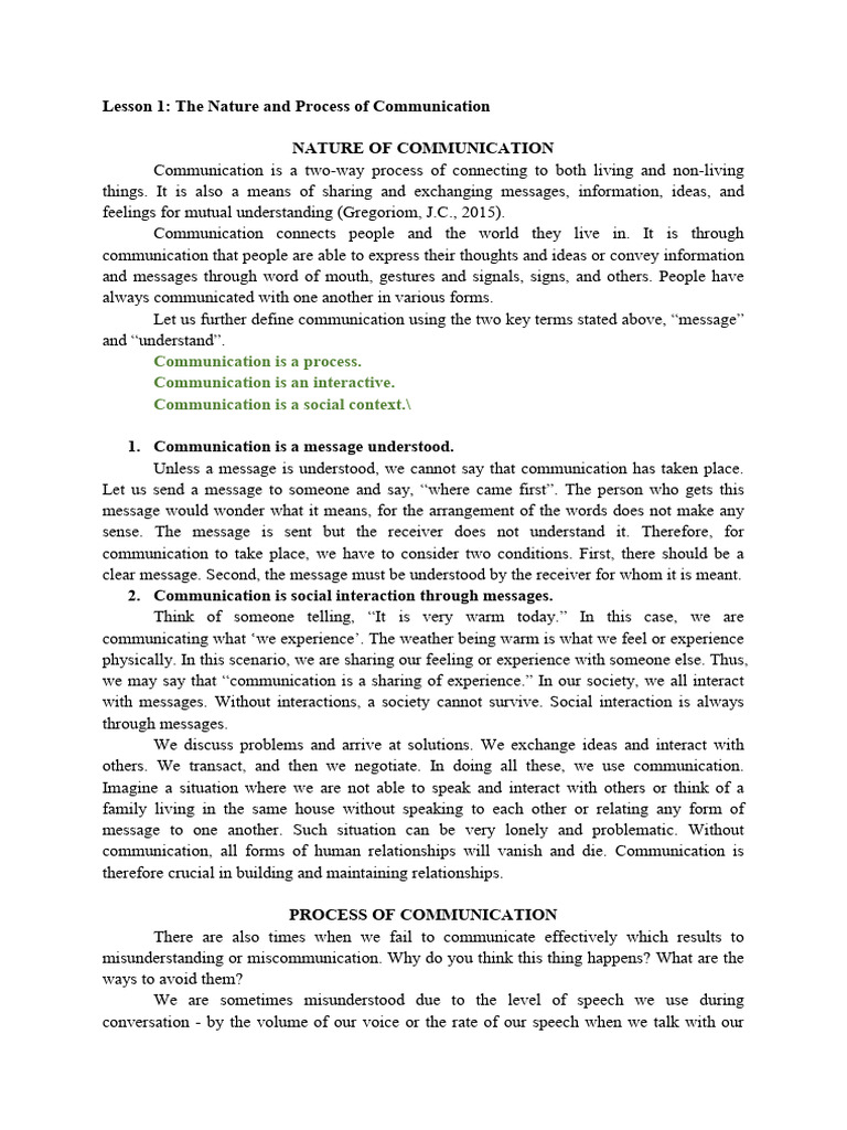 Oral Communication - Quarter 1 - Module 1 | PDF | Communication ... Oral Communication - Quarter 1 - Module 1 | PDF | Communication ...
